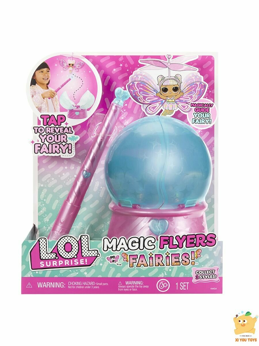 L.O.L. Surprise! Magic Flyers Fairies Flower Child / Набор Игрушек Волшебные Листовки Малыши-феи Подходит Для Детей В Возрасте От 6 Лет И Старше.