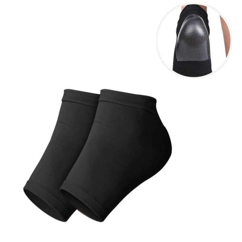 1 пара гелевых увлажняющих носков на пятке, спа-носки для ухода за ногами, гелевые носки на пятку для сухих потрескавшихся сухой кожи ног, гель для ремонта пяток, инструмент