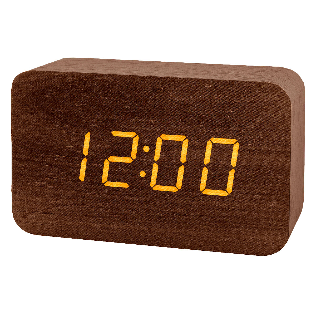 Сетевой будильник VST863-6 бел цифры (кор) + USB (без адаптера)