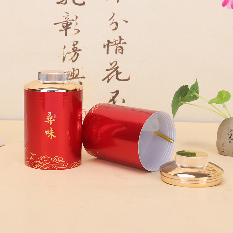 Чайные банки Большой маленький размер Феникс Один кластер Герметичная банка для чая Зеленый чай Черный чай Упаковка для