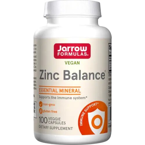 Jarrow Formulas Цинк баланс/Zinc Balance капсулы массой 185 мг 100 шт