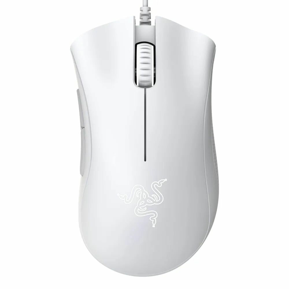 Игровая мышь проводная Deathadder Essential, белый
