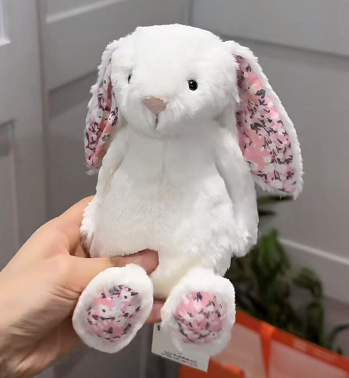 Jcjellycat Высокая версия 1:1 --- Серия Shy Bonnie Rabbit Сердце Бонни Кролик Золотая этикетка Цветочный плюш