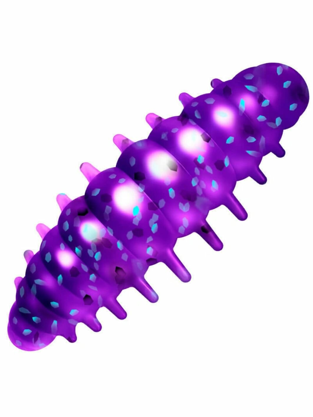 Приманка ZUB NOA LARVA 30 мм (1,2") -10 шт, (цвет 610) фиолетовый с блестками