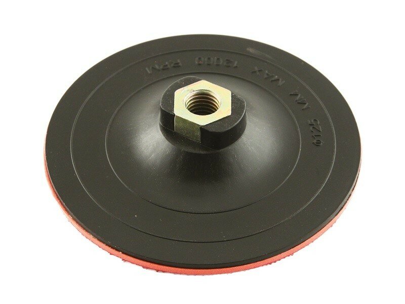 Диск опорный для дрели и УШМ PlexPart Beta с липучкой 100мм. винт М14 (00606-01)