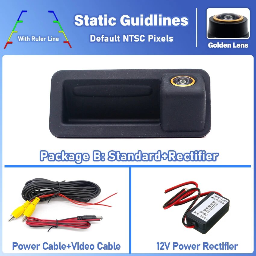 Задняя камера HD для Land Rover Range Rover Evoque L538, кроссовер 2011 ~ 2018, ручка багажника, камера заднего вида для парковки Camera Rectifier