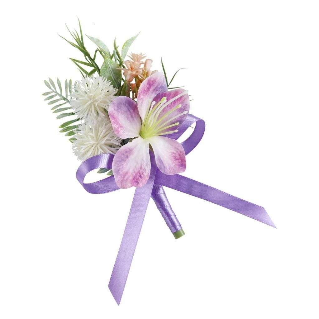 Свадебные бутоньерки для подружек невесты и женихов из искусственных цветов, - дин сян цзы