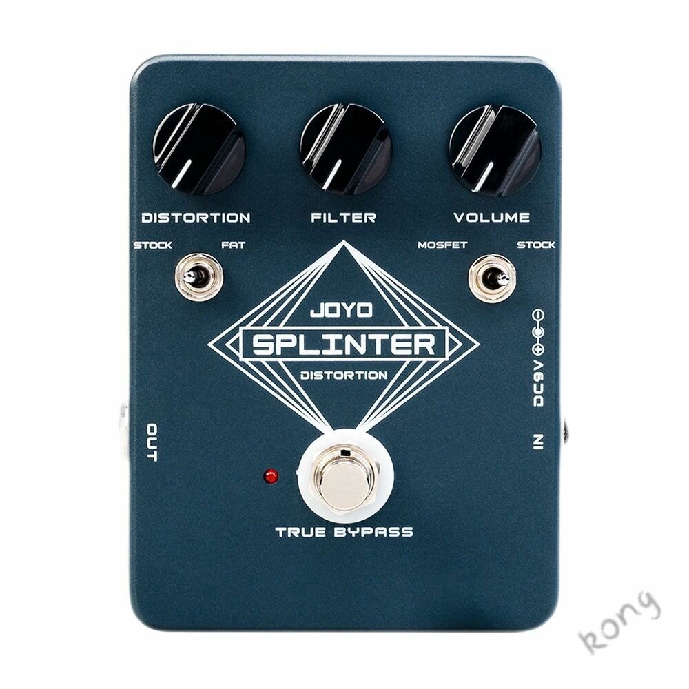 JOYO JF-21 Классическая Педаль Дисторшна Для Электрогитары Fuzz Distortion Effect Real Bypass