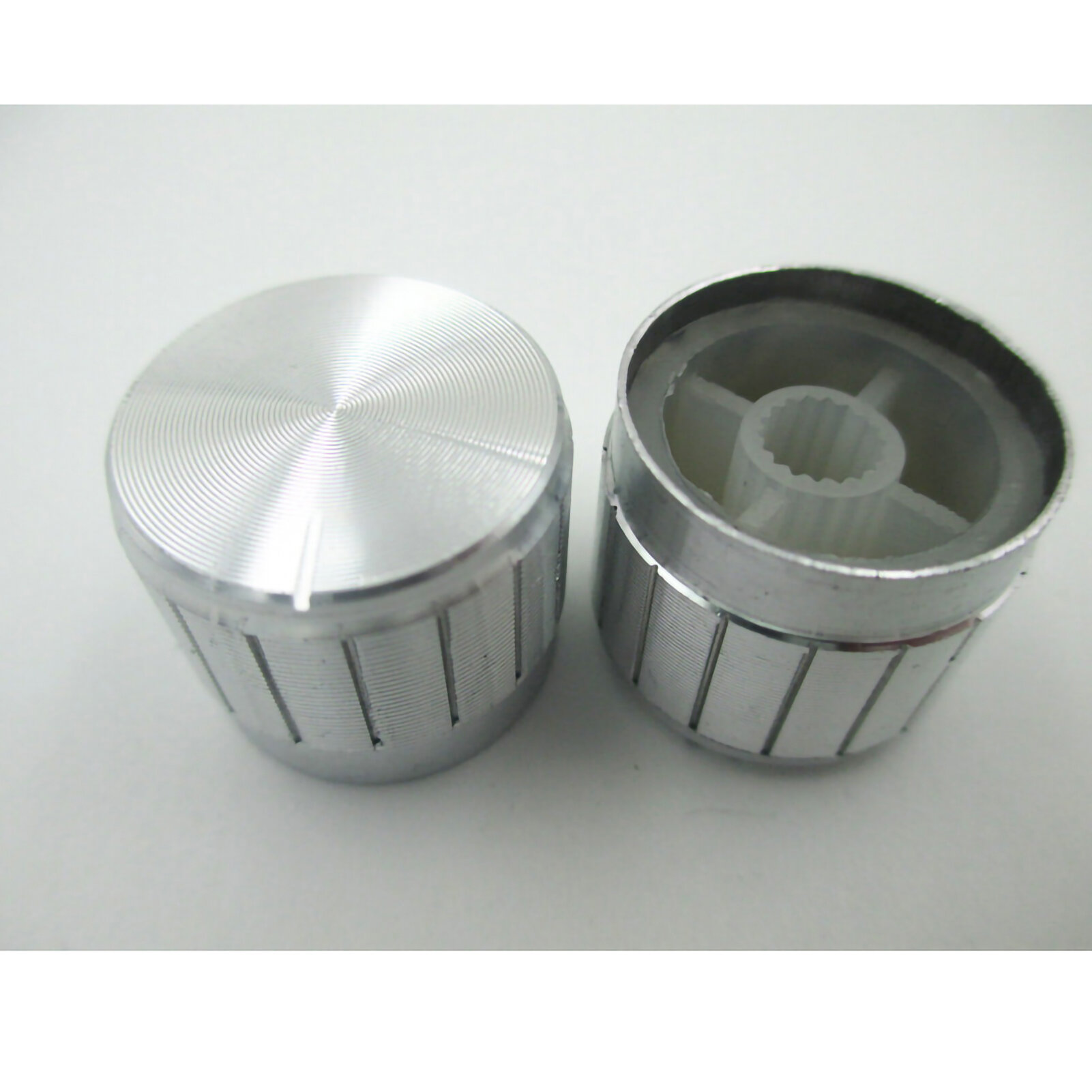 Switch Knob Potentiometer Cap Aluminum Alloy Sound Rotary Volume Control Floor Lamp White