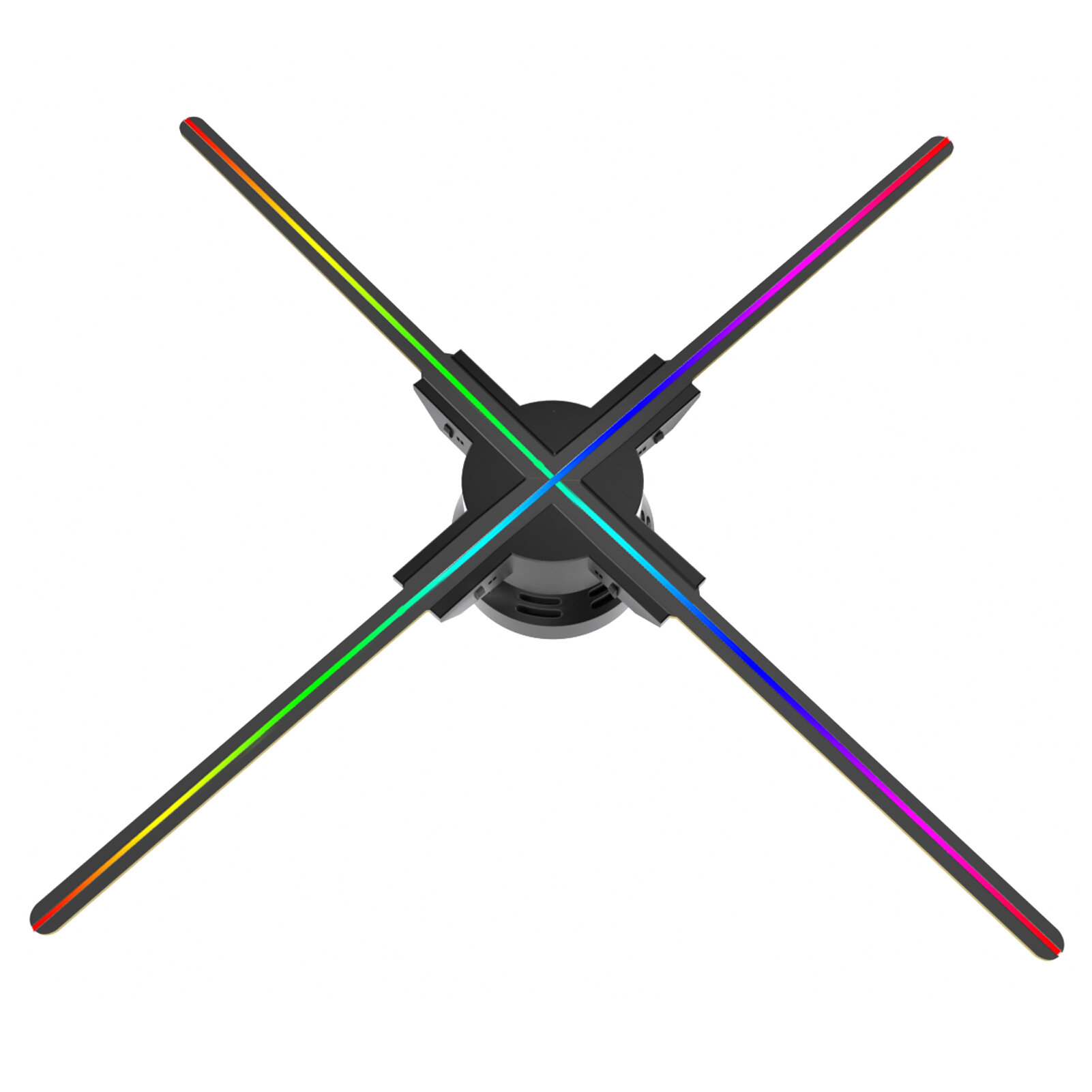 Проектор голограмм 3D F52 для рекламы, настенный плеер, 3D голограмма невидимым глазом, 2K HD LED, фото и видео вентилятор с 624 светодиодными лампами, пульт дистанционного управления, табло, реальное отображение экрана для бизнеса и магазинов