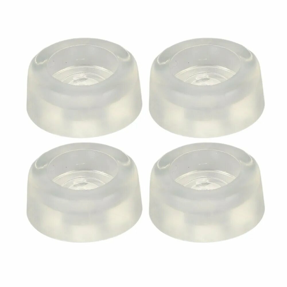 Подушка для швейной машины, набор 4 шт прозрачные ПВХ подставки для ножек антивибрационные, противоскользящие опоры для бытовых швейных машин