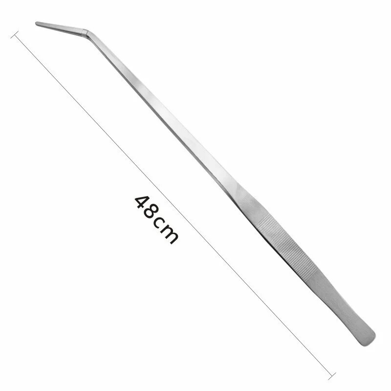 Длинные пинцеты для аквариума, инструменты для очистки аквариума, прямые изогнутые щипцы из нержавеющей стали, аксессуары для аквариума, инструмент для воды