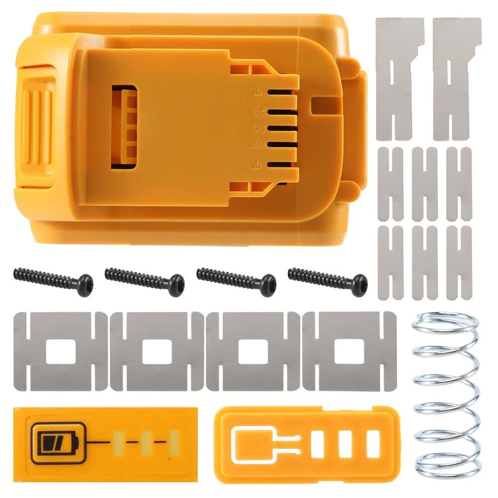 Пластиковый корпус для замены аккумулятора для DeWalt 20V DCB201, DCB203, DCB204