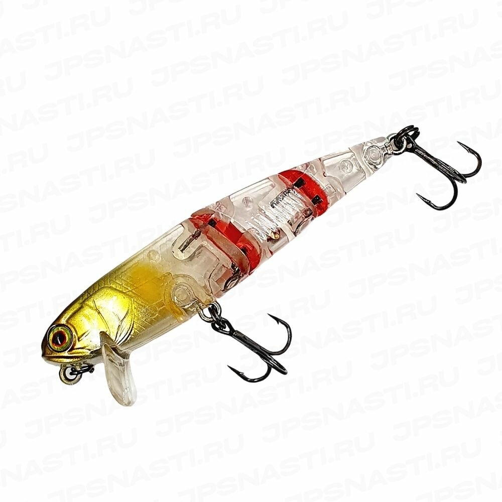 Японский составной воблер на щуку Jackall Hama-ku-ru R, 7.8 г, bloody ayu head / Рыболовные приманки для ловли хищника / Воблеры на судака