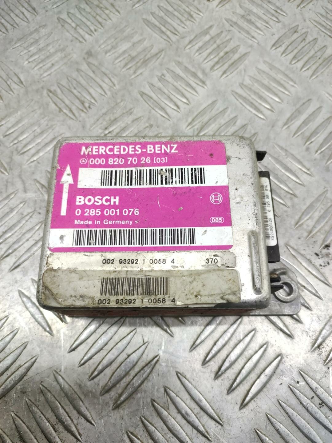 Блок управления подушками безопасности Mercedes-Benz S W140 рест. W140 1995 0008207026