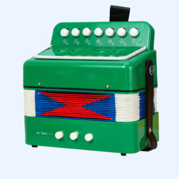 Аккордеон Source Factory 7-клавишный 2-басовый для детей, начинающих, мини-аккордеон, подарок, кросс-бордер