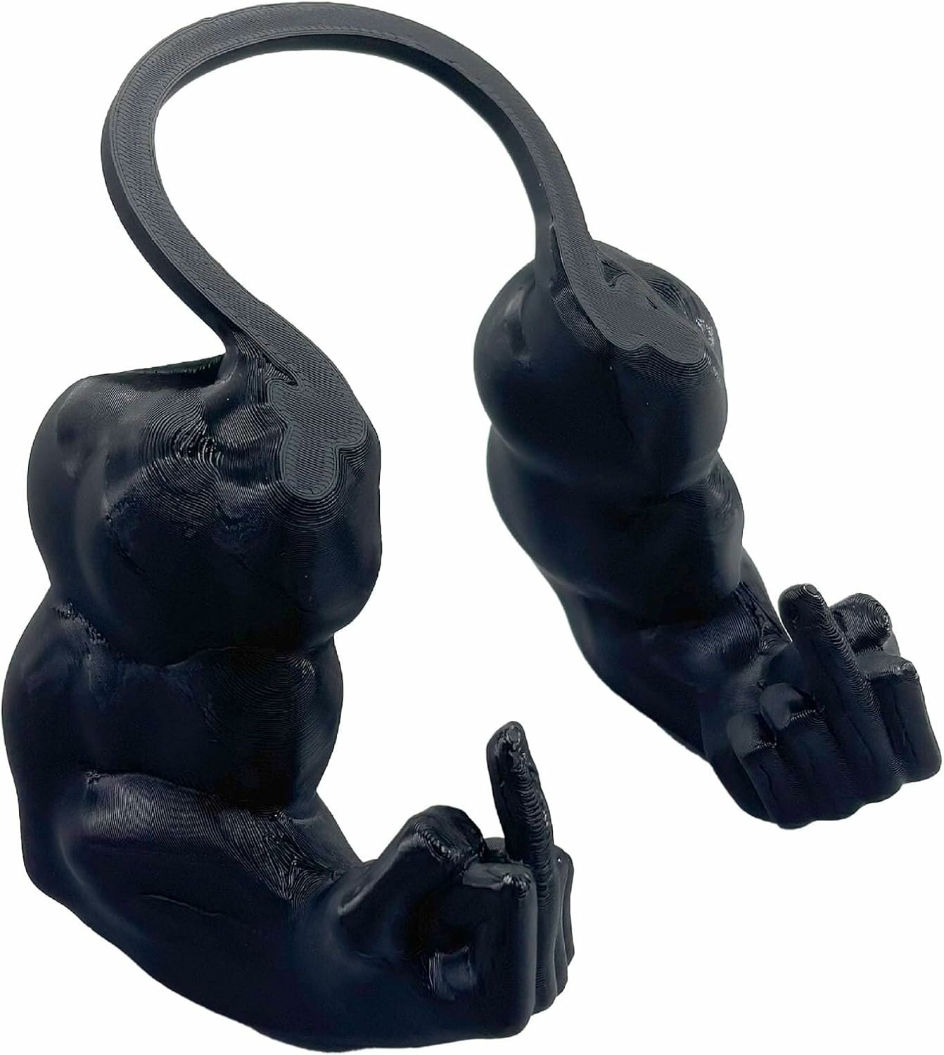 Мышцы руки для котов Creative Cat, аксессуар для костюма Хэллоуин 3D печать, проп для косплея для домашних животных, дизайн с легким весом для котов и котят, подвешенная рука для вечеринки дня рождения котенка (Черный2), 1 шт.