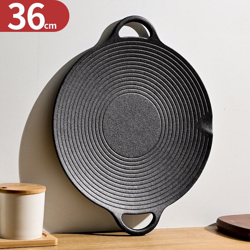 Портативная сковорода для барбекю в корейском стиле, антипригарная сковорода для барбекю, домашнее использование, не покрытая сковорода для гриля, кассетная плитка, газовая индукционная плитка, сковорода для гриля