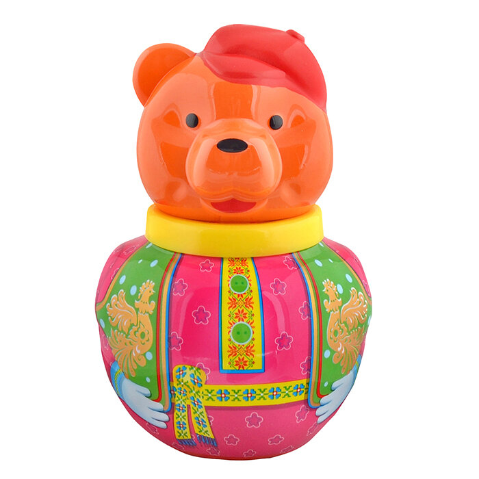 Стеллар Неваляшка малая Бурый медведь Потапыч 18 см 01735 с 6 месяцев