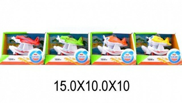 Самолет инерционный, металл 0783-68 с 3 лет