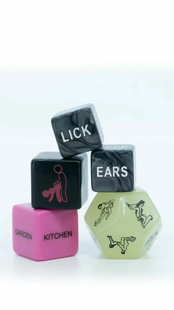Интимные кубики для взрослых, для ролевых игр, эротические кубики 18+, настольная игра для двоих
