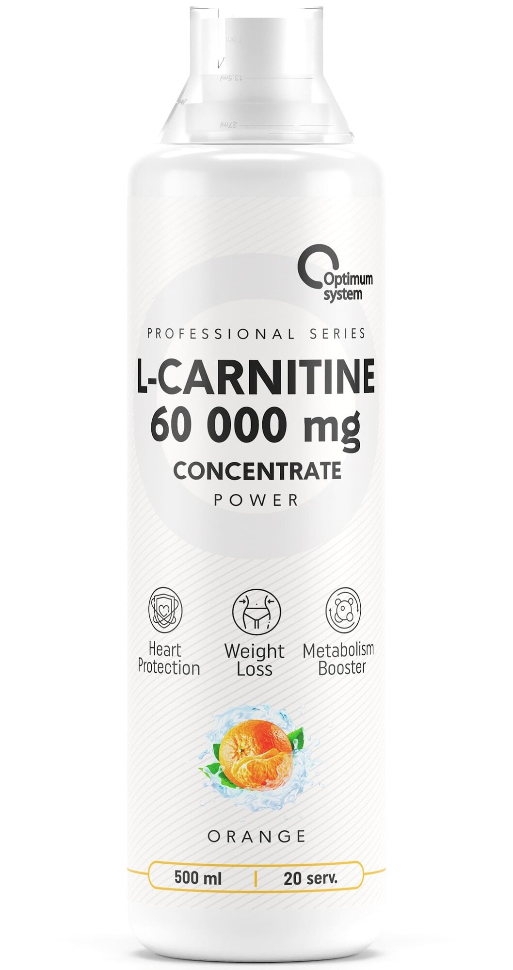 Optimum System L-Carnitine Concentrate 60000 POWER 500 мл (Ананас)