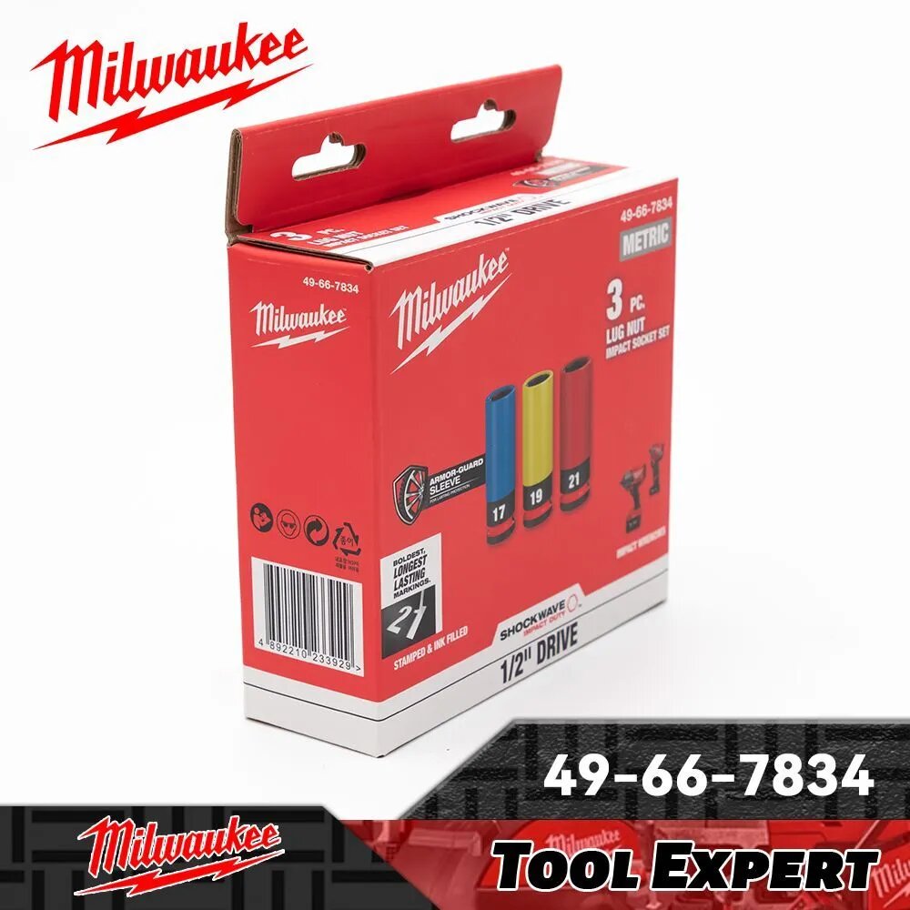 Milwaukee Набор головок 1/2SHOCKWAVE — фото 1