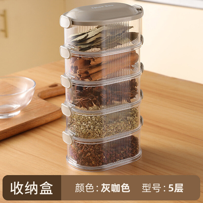 Оптовая коробка для хранения специй, высококачественная банка для приправ с сычуаньским перцем и анисом, пищевой герметичный контейнер для сухих ингредиентов