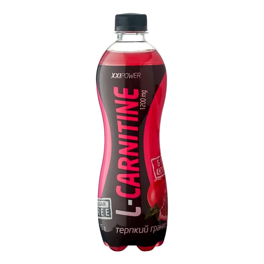 Л-Карнитин XXI Power Напиток L-Carnitine, 500 мл, Вкус Wild Strawberry / Земляника