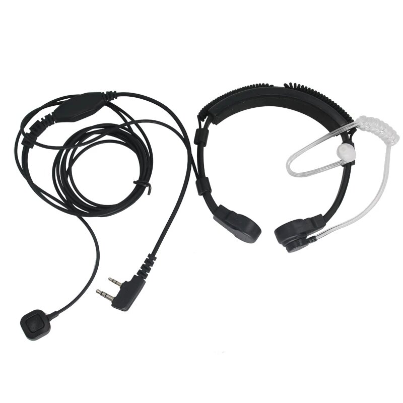 Подходит для рации Baofeng UV5R 888S: гарнитура с управлением от горловины, вибрационная гарнитура с воздушным каналом,