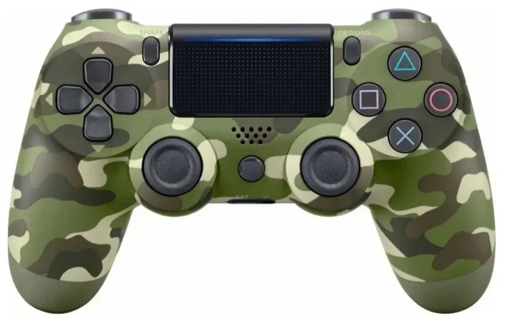 IziTechno / Геймпад для PlayStation 4 / Джойстик совместимый с PS4, PC и Mac, устройства Apple, устройства Android / зеленый хаки