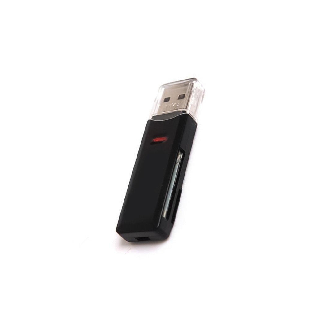 Кардридер портативный USB 2.0 адаптер для карт флэш-памяти с двумя слотами для ПК