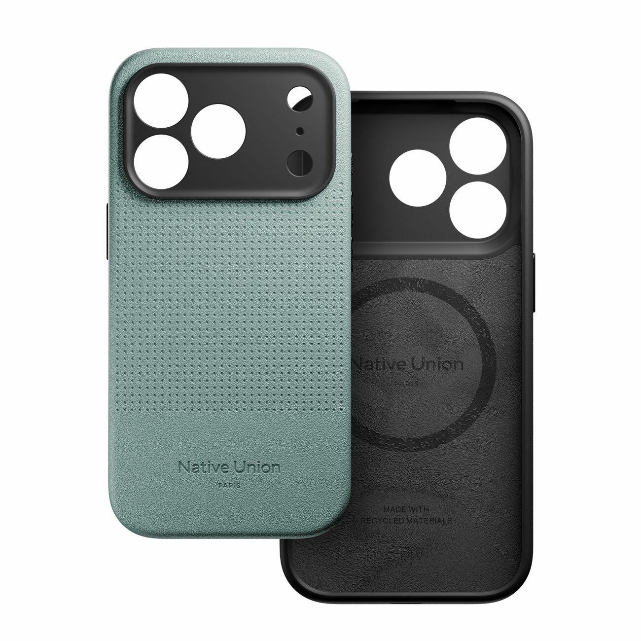 Чехол Native Union для iPhone 17 Pro, противоударный, с поддержкой MagSafe, зелёный