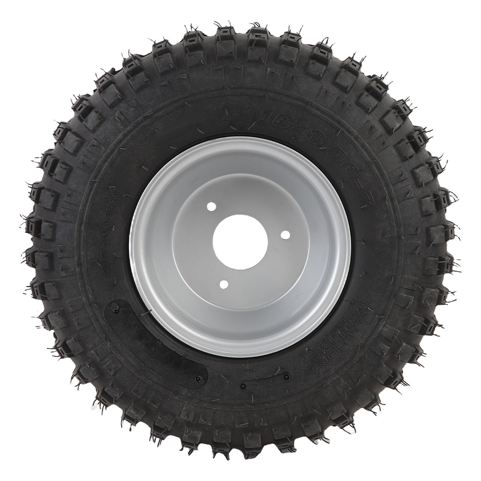 Шина 16X8-7 с 3 Отверстиями Обода 6PR Отличное Сцепление С дорогой 7 Дюймов Колесо ATV UTV для Картинга Гольф-Кара Садовой Газонокосилки