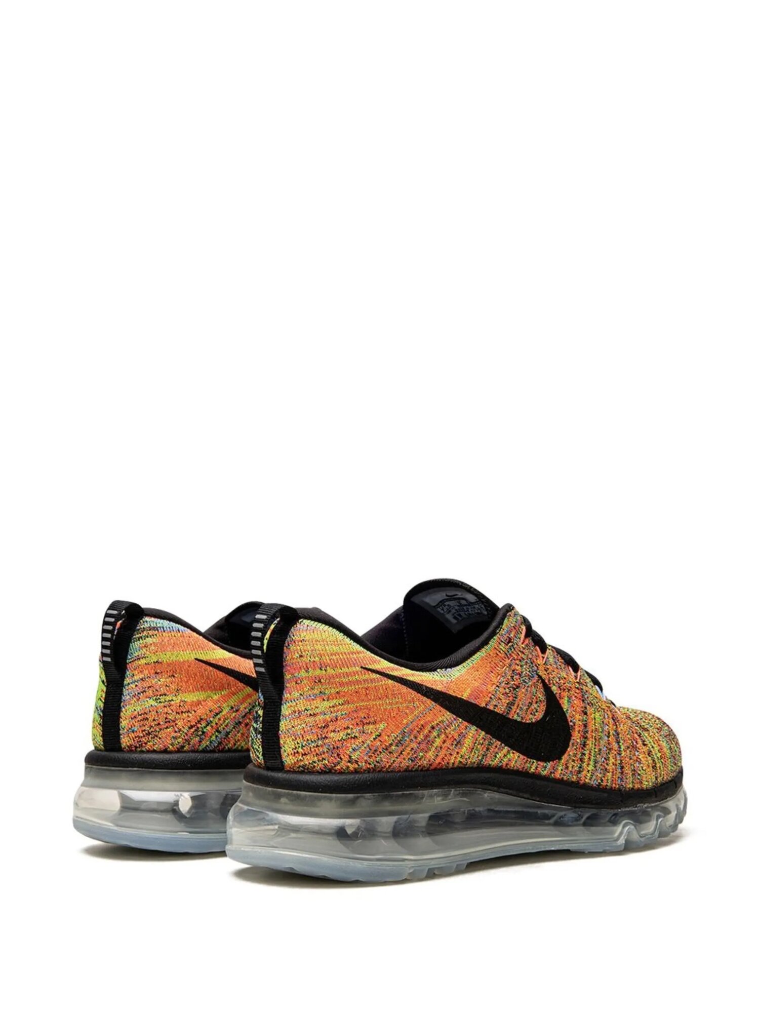 Кроссовки NIKE Flyknit Max, размер 7.5 US, чёрный — фото 1