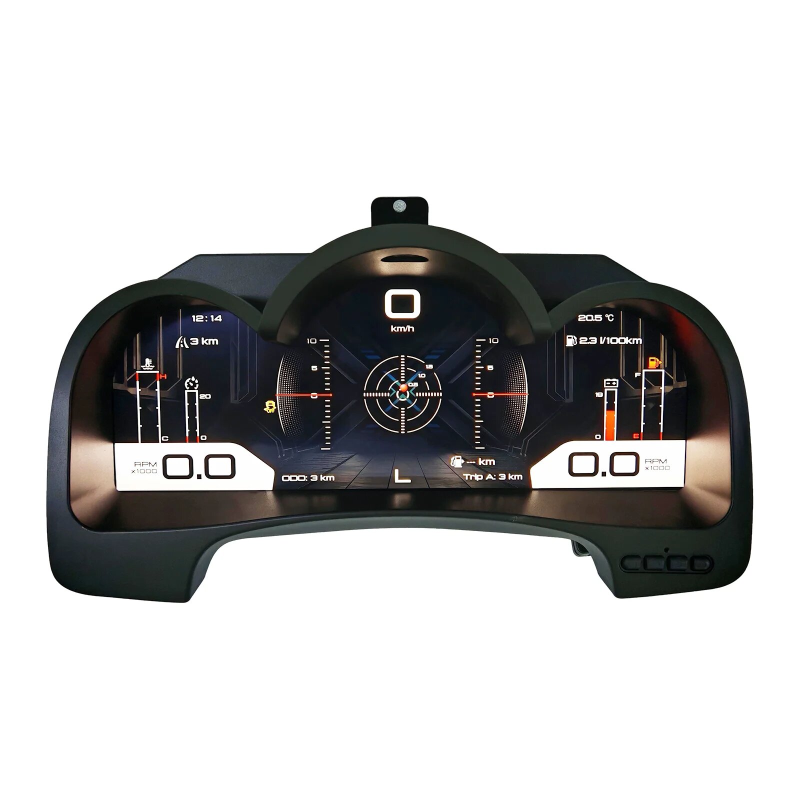 12,3-дюймовая цифровая приборная панель для Toyota Hilux 2005-2015 лет, автоматический ЖК-панель, сонель, размер Virtuele Cockpit Voor