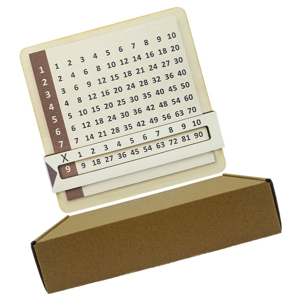 Обучающая Доска Для Умножения Действие Деревянная Таблица Умножения Развивающая Игрушка