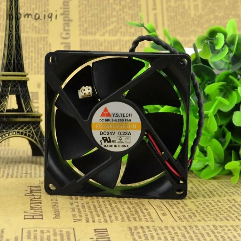 Вентилятор Y.S.TECH FD248025EB-N 24V 0.23A 8CM 8025 4300RPM 25.4CFM