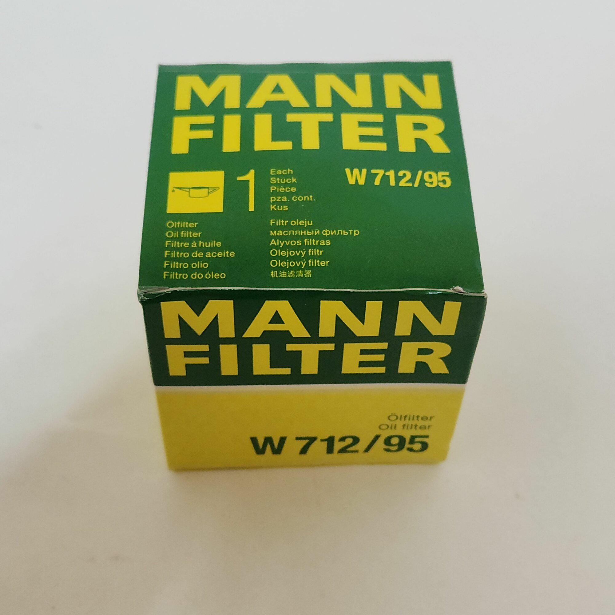 Фильтр масляный MANN W712/95