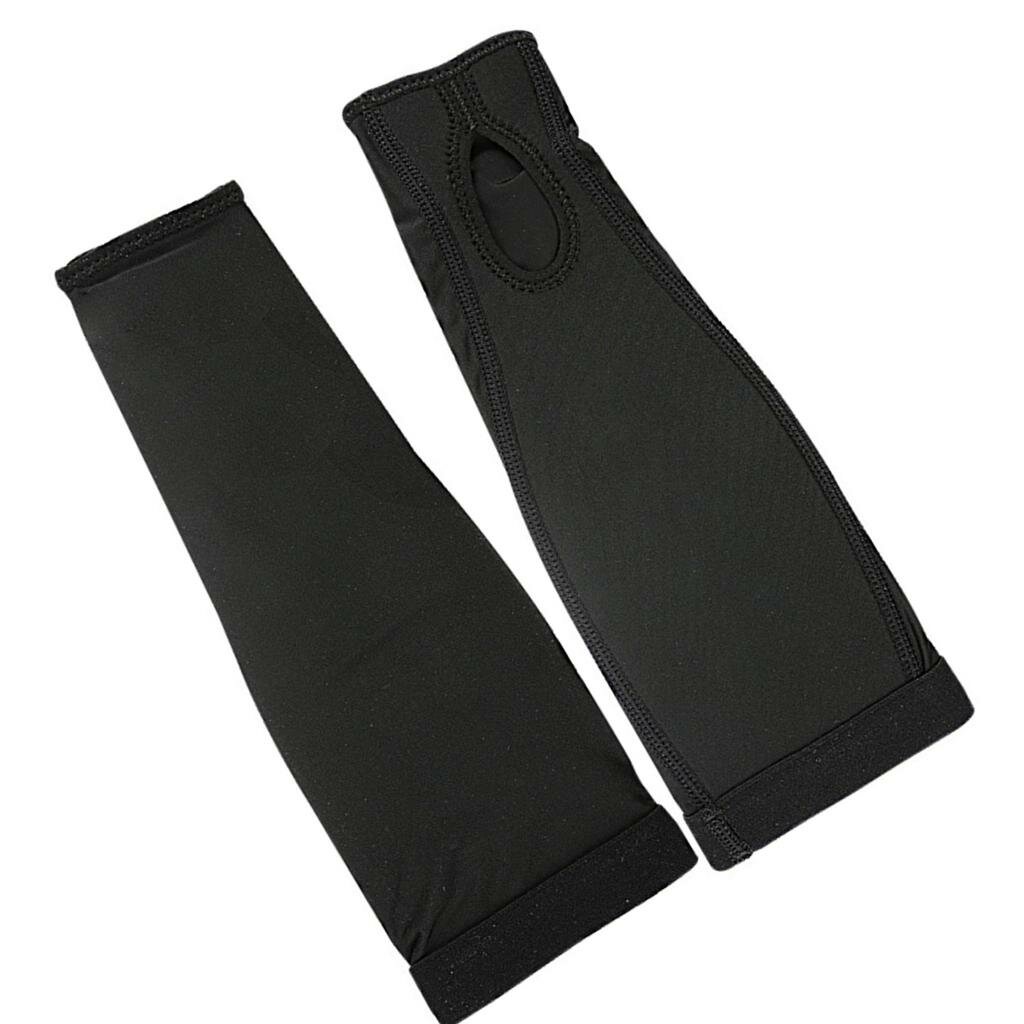 2шт Спортивные нарукавники с отверстием для большого пальца Волейбольные нарукавники Рукава Легкие Дышащие нарукавники