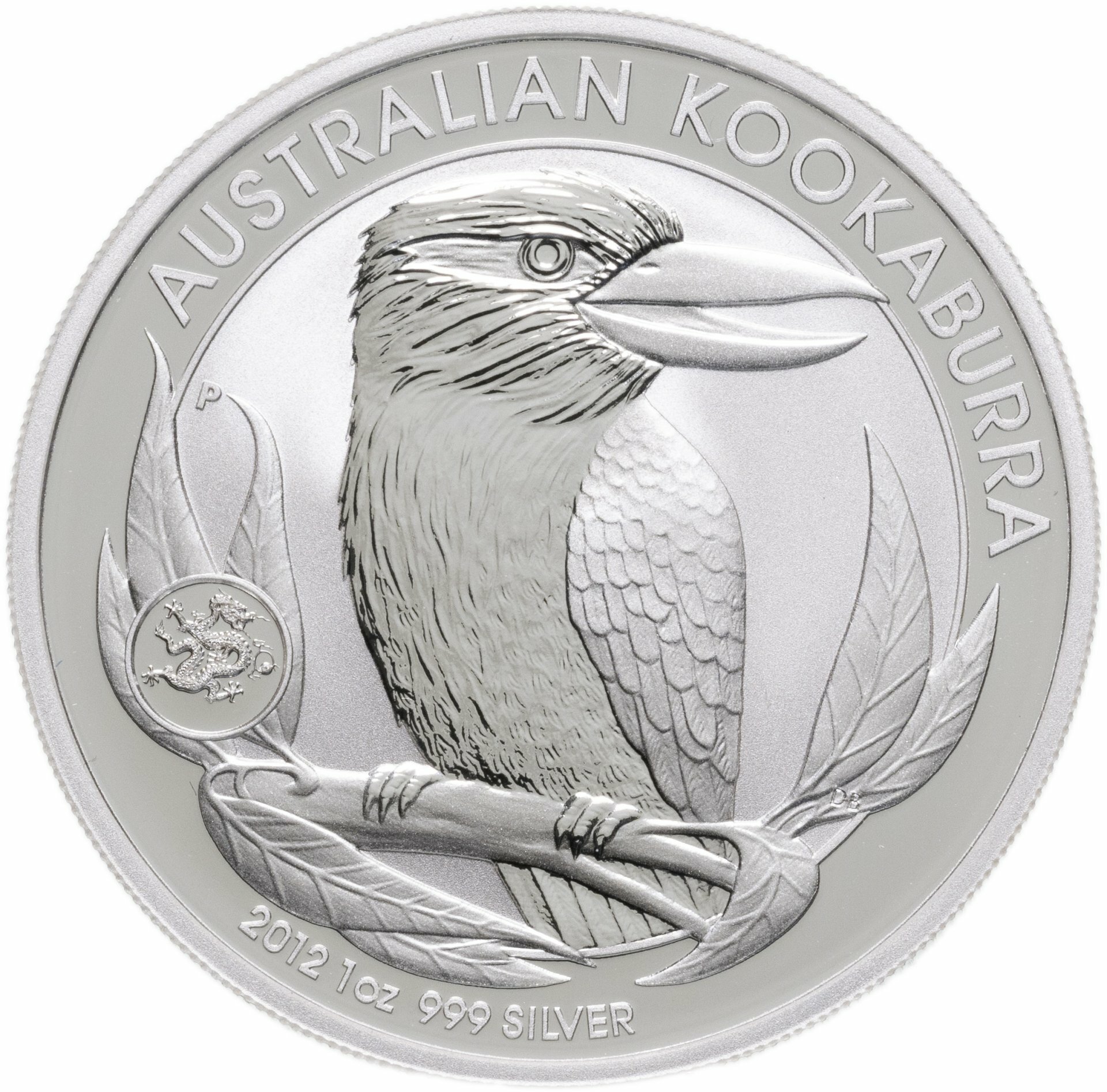 Австралия 1 доллар 2012 "Кукабарра" прайм дракон, Серебро 999, в сохранности BUNC