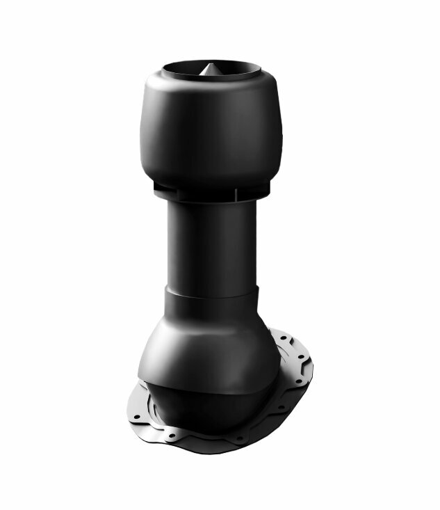 Комплект вентиляции Монтеррей технониколь 125/160 Черный для металлочерепицы