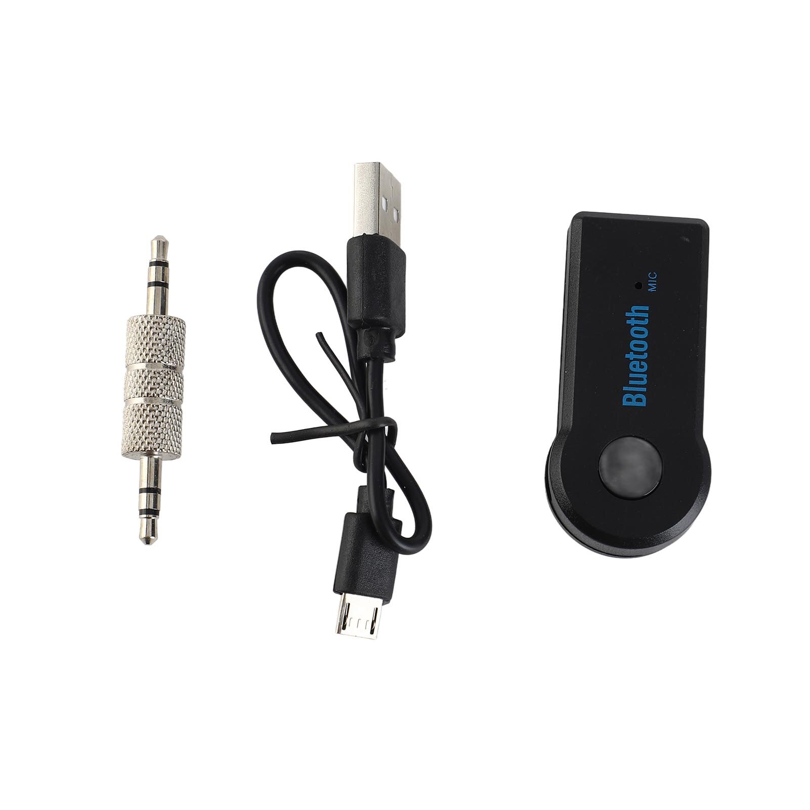 Легкий портативный автомобильный приемник громкой связи, беспроводной Bluetooth FM-передатчик, MP3-плеер, 3,5-мм интерфейс, AUX-адаптер.
