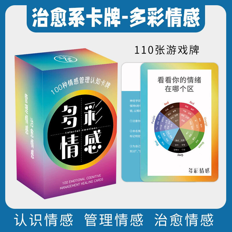 Карты без тревоги, медитация на осознанность, карты для снятия стресса, настольная игра, 10 минут, прощай, тревога, думай хорошо, психология стресса