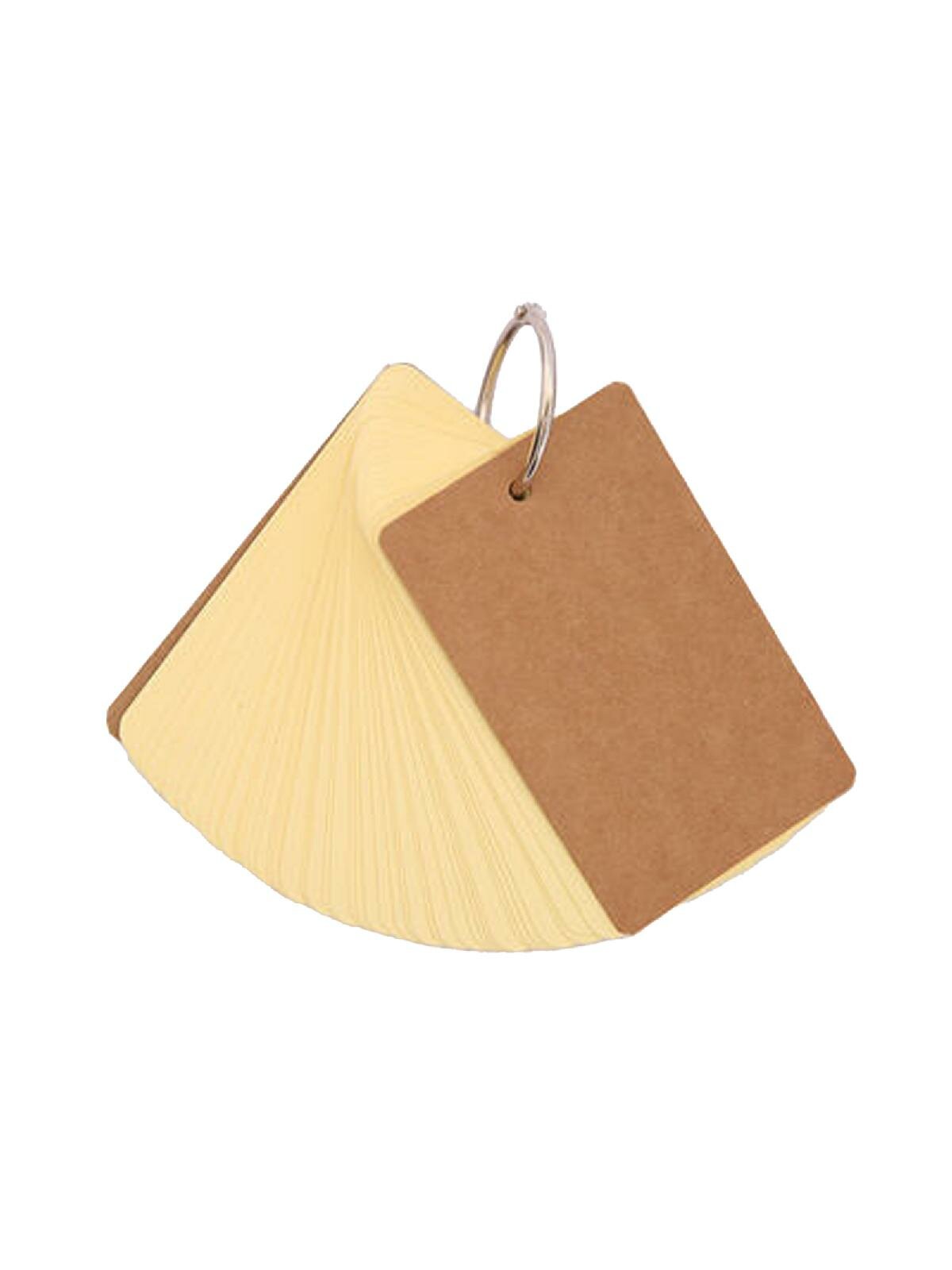 Картотеки с переплетными кольцами Перфокарты для заметок Учебная карточка Флэш-карта 3,5x2 дюйма