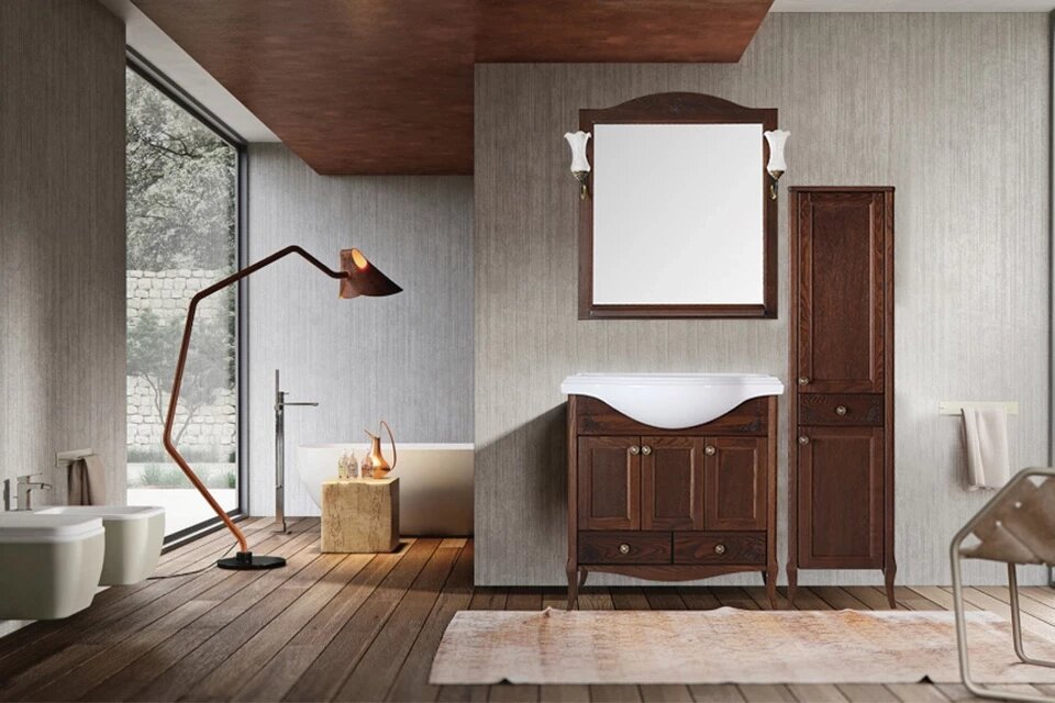 Комплект мебели антикварный орех 81 см ASB-Woodline Салерно