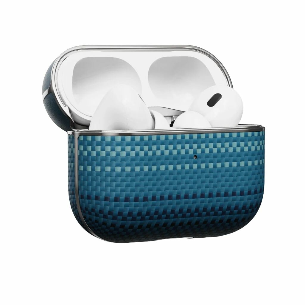 Чехол Pitaka aramid fiber для наушников AirPods Pro 2, Moonrise