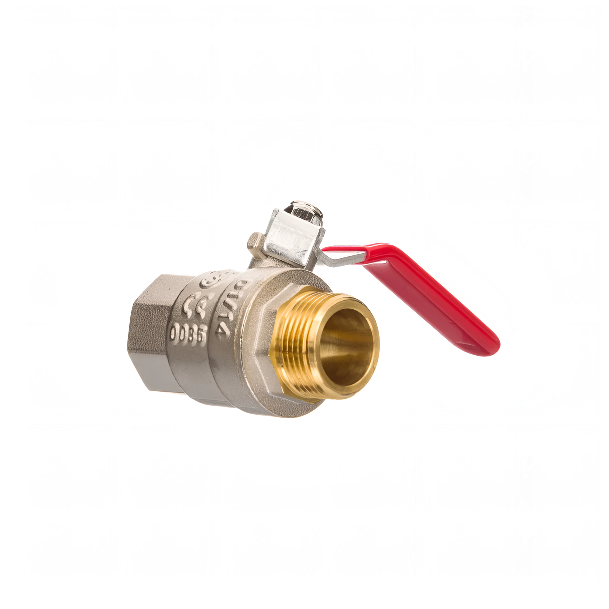 305 Кран шаровой для воды стальная рукоятка 1" вн.-нар. TST, латунь, сталь