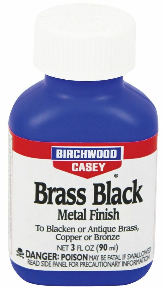 Состав для холодного воронения Birchwood Casey Brass Black для меди, 90мл
