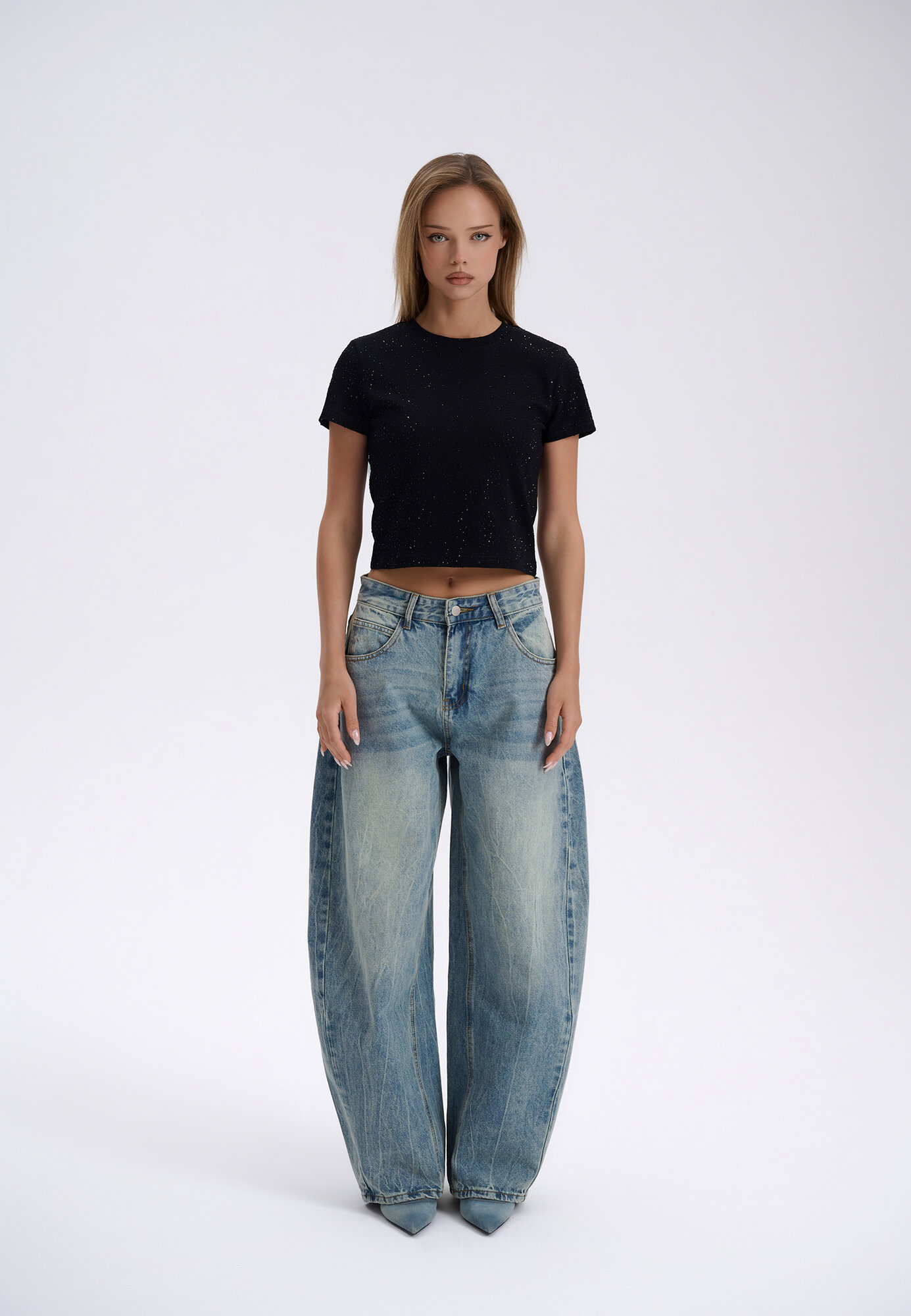 Джинсы бананы 